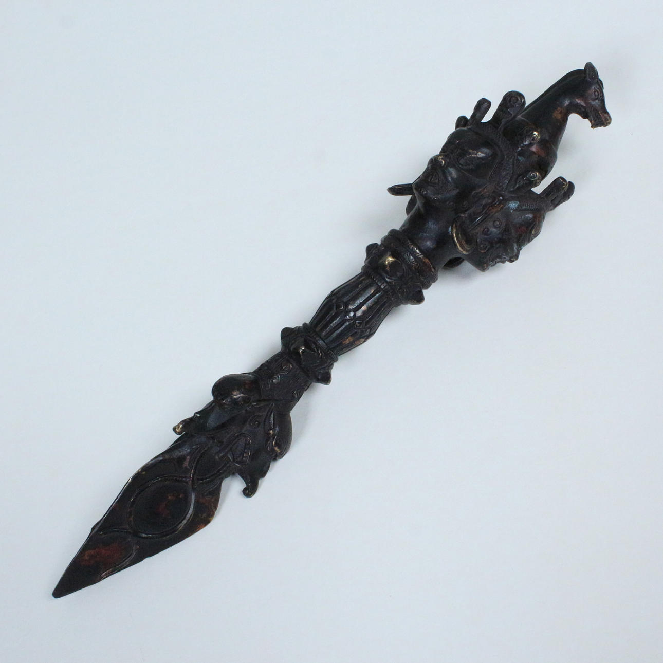 Tibetan Phurba/ritual dagger. Swedish Folk Art - Other - Auctionet