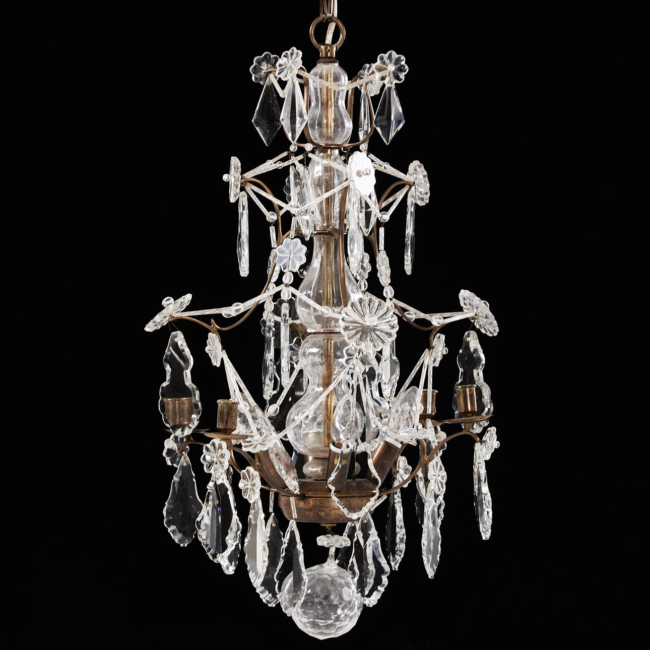 A “Sturehov” rococo style chandelier from IKEA, from the 18th century ...
