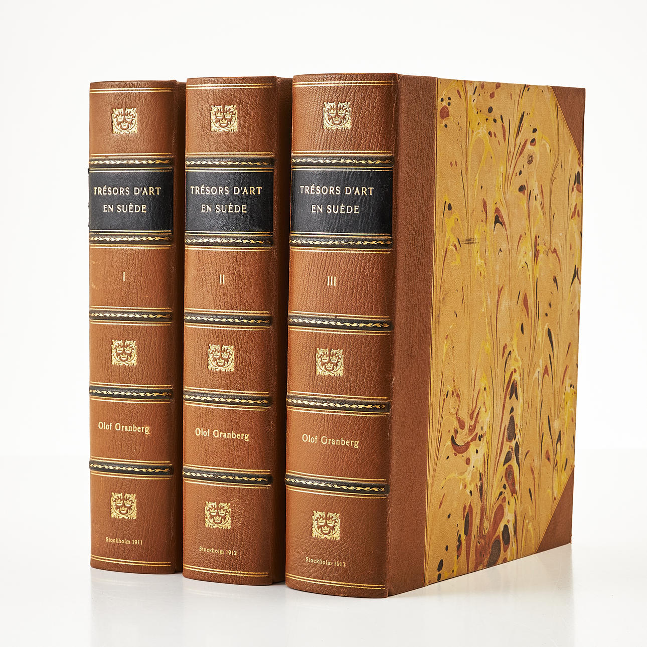 GRANBERGS INVENTORY OF FOREiGN ART IN SWEDEN. I-III. 1911-13. 3 VOLUMES ...