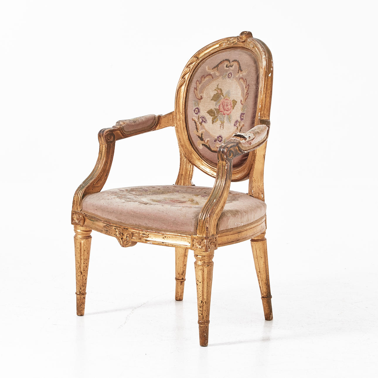 A Gustavian armchair, cut decor, late 18th century. Furniture ...