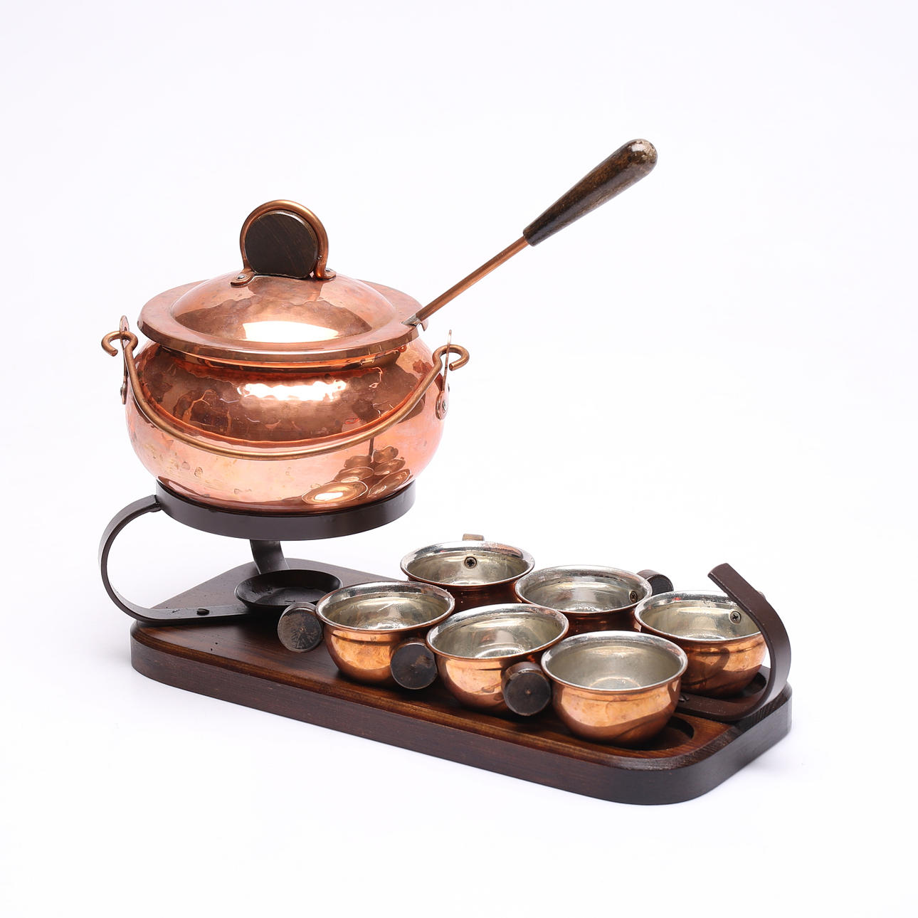 A copper GLÖGGSET, second half of the 20th century. Miscellaneous ...