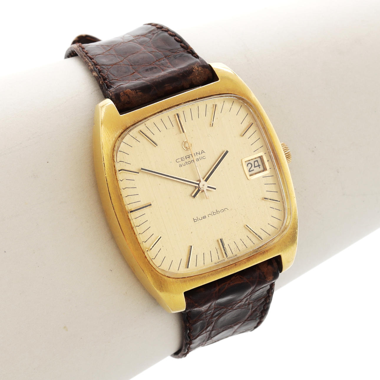 WRISTWATCH, case gold 18k, Certina Blue Ribbon Automatic, total weight ...