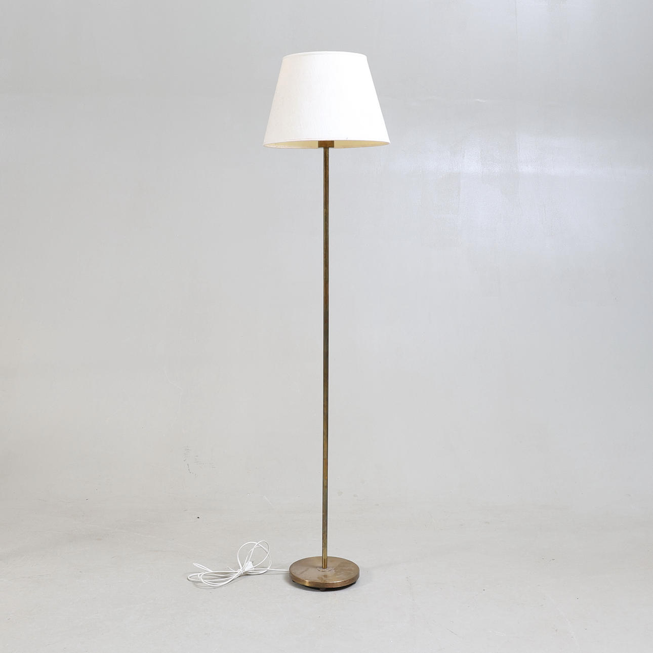 FLOOR LAMP, brass, mod. 32786, Nordiska Kompaniet, second half of the ...