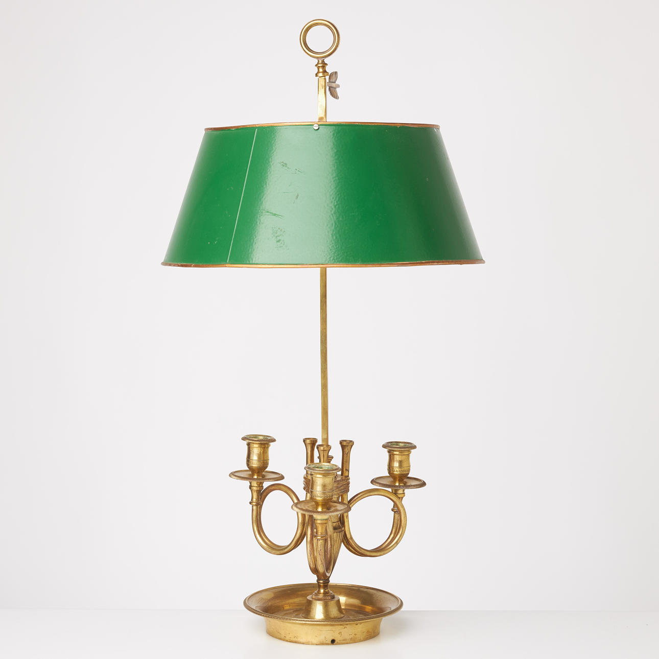 BROTHS. Early 20th century, frame in brass/bronze, screen in painted ...