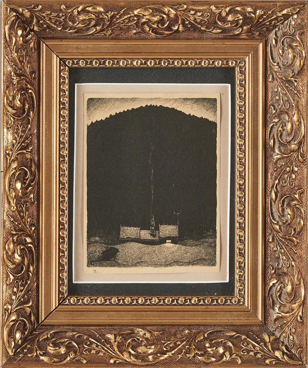 JOHN BAUER. "Julafton" (illustration no 1 ur "Troll"). Konst - Grafik ...