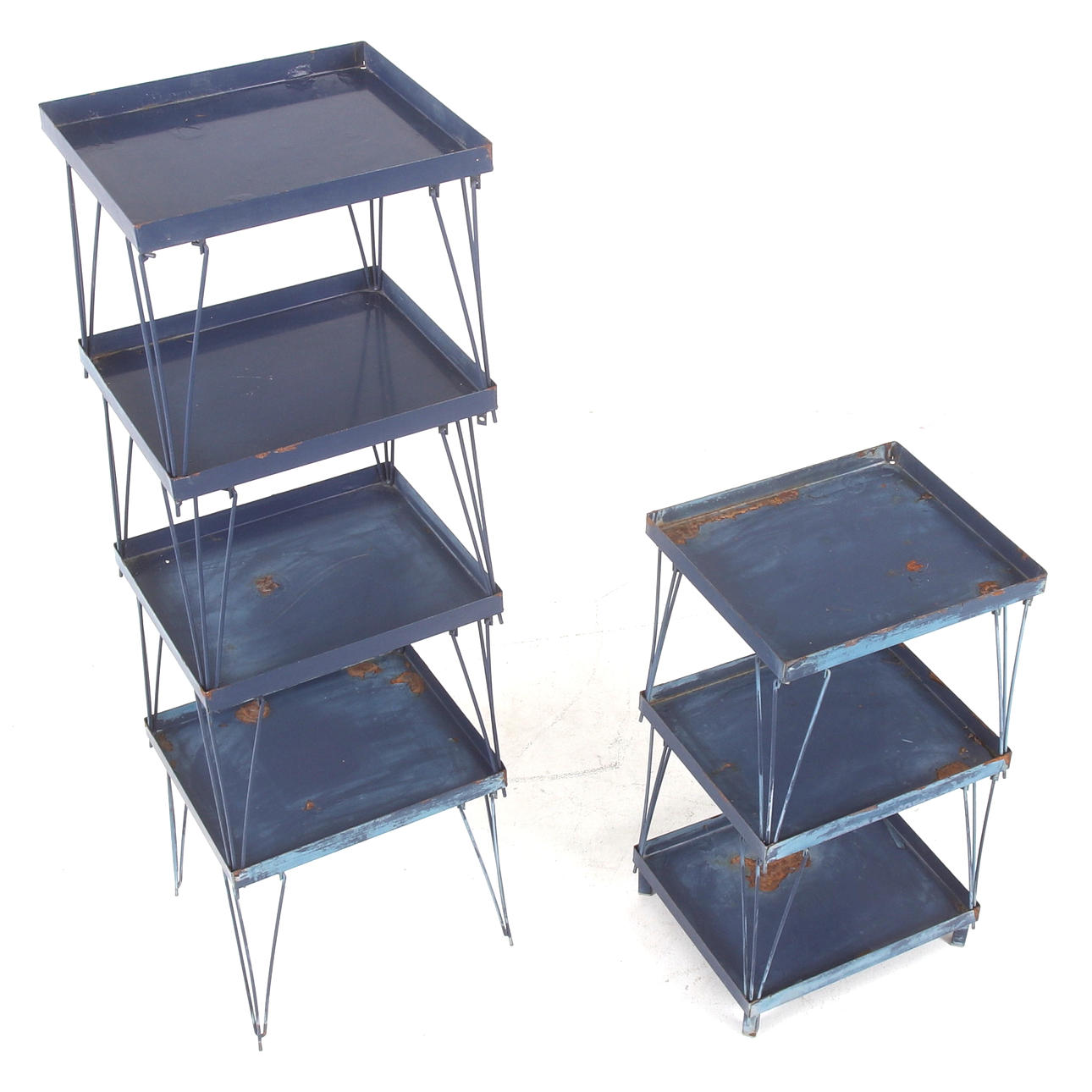 A sheet metal display shelf, Scanaid display, 20th century. Furniture ...