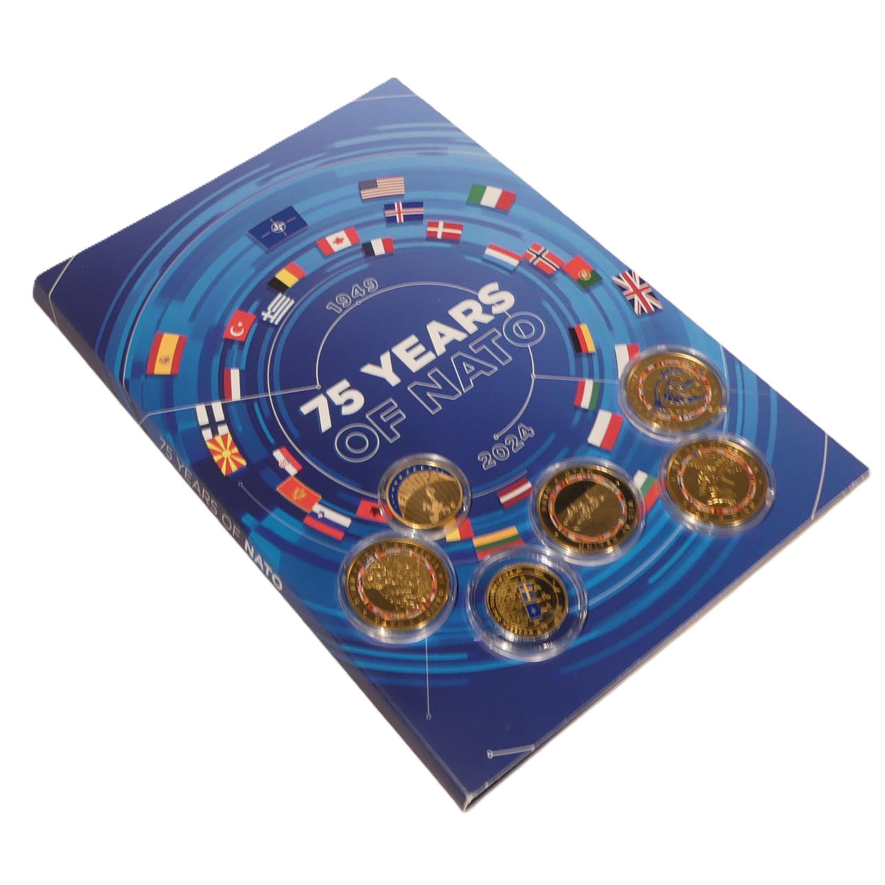 COMMEMORATIVE MEDALS, NATO 75 years. Coins, Medals & Stamps - Coins ...