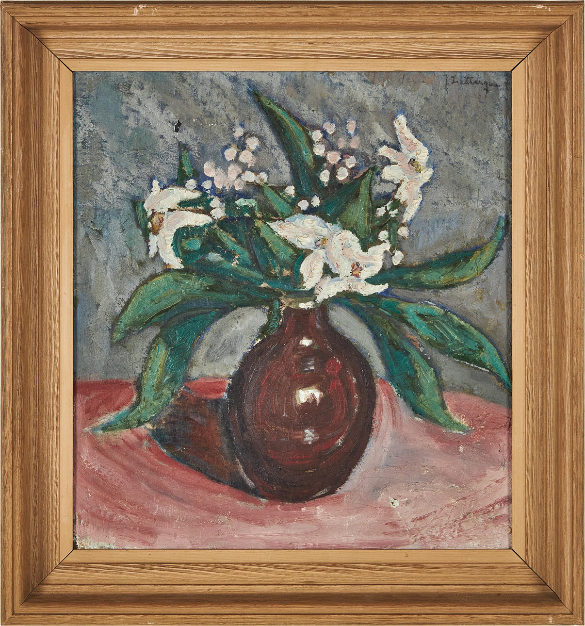 NISSE ZETTERBERG (1910-1986). Still life with lilies of the valley. Art ...