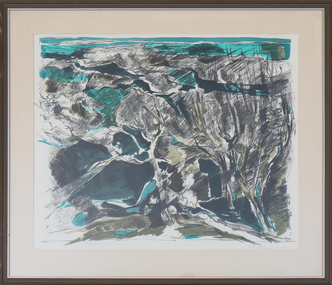 OLLE ZEDDERQVIST. Litografi, signerad, daterad 1971. Konst - Grafik ...