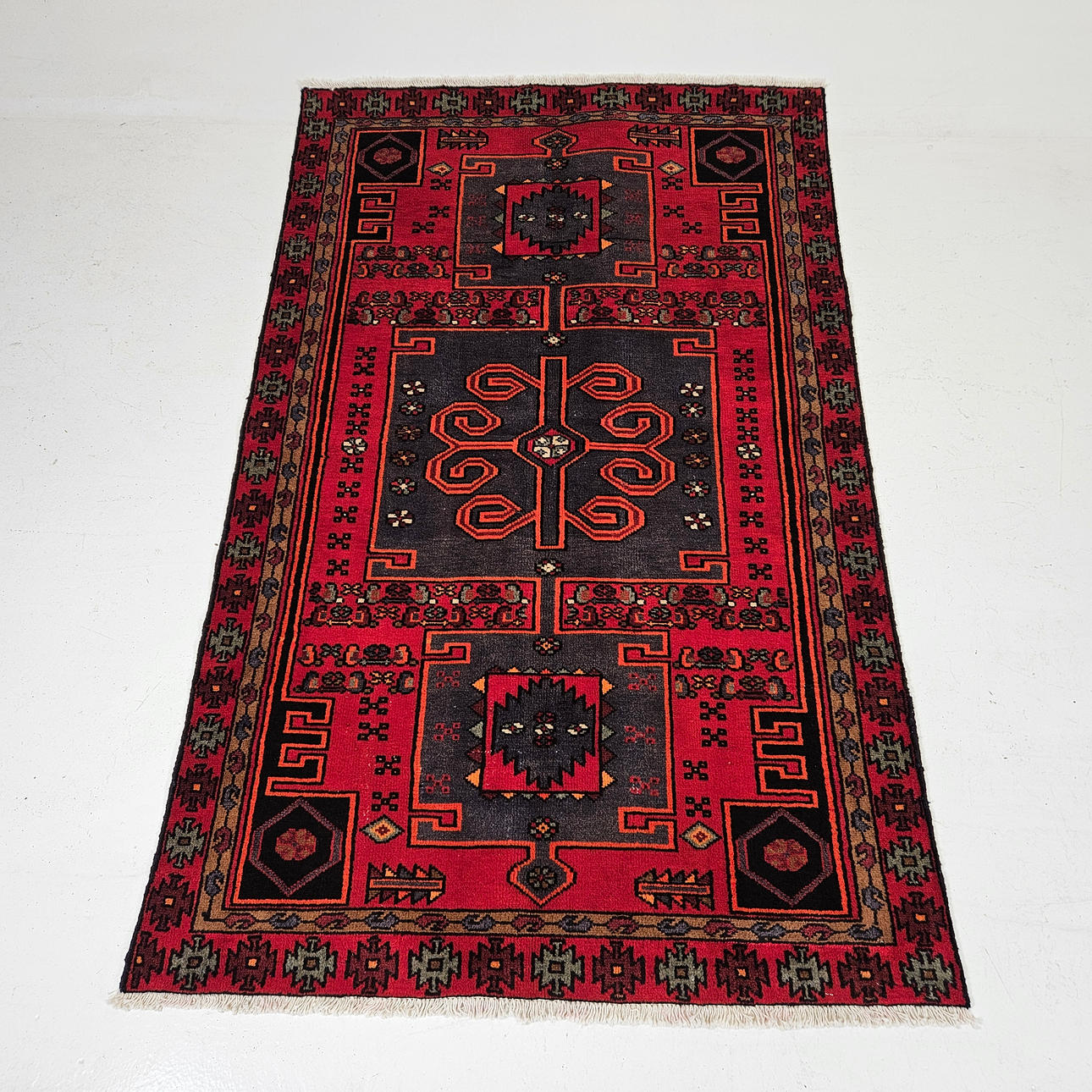 MATTA, orientalisk, Hamadan, ca. 195x120cm. Mattor & Textil - Persiska ...