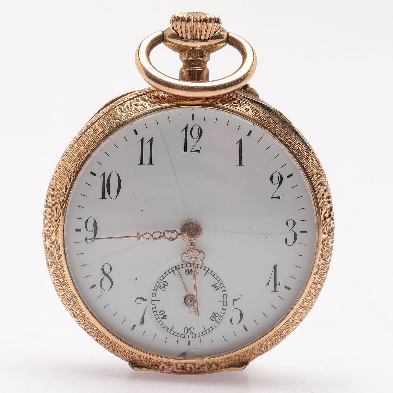 POCKET WATCH, outer case in 14K gold, s k granny watch. Clocks ...