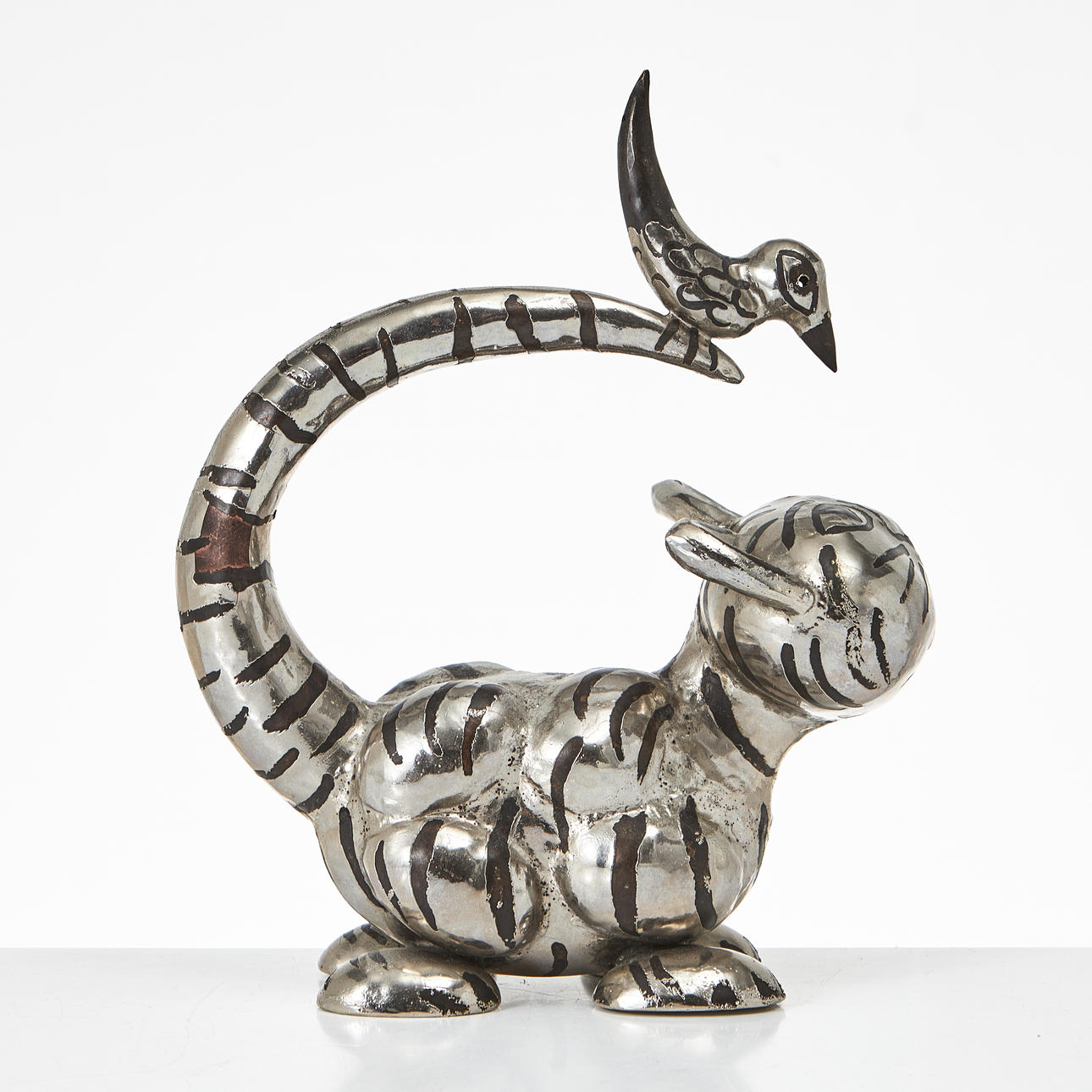 WALTER BENGTSSON (1927-1998). Katt, skulptur, signerad WB. Konst - Skulptur - Auctionet