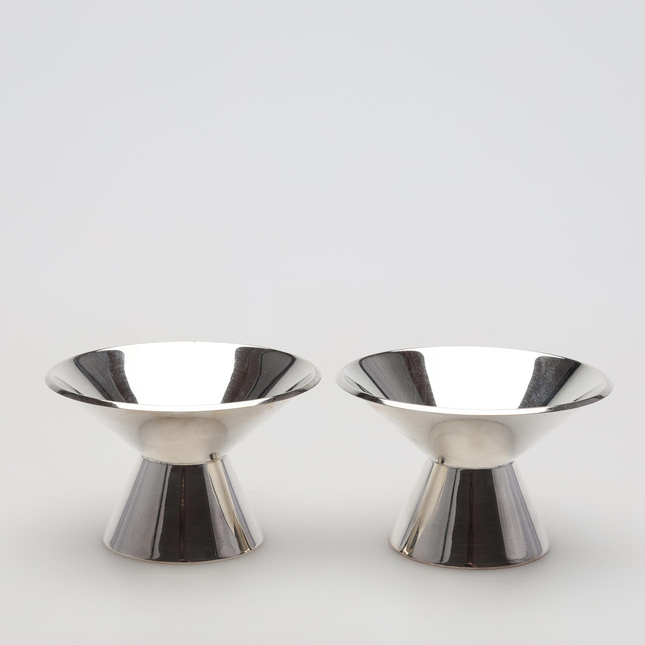 CANDLESTICKS pair silver gross weight approx. 104 grams. Lighting ...