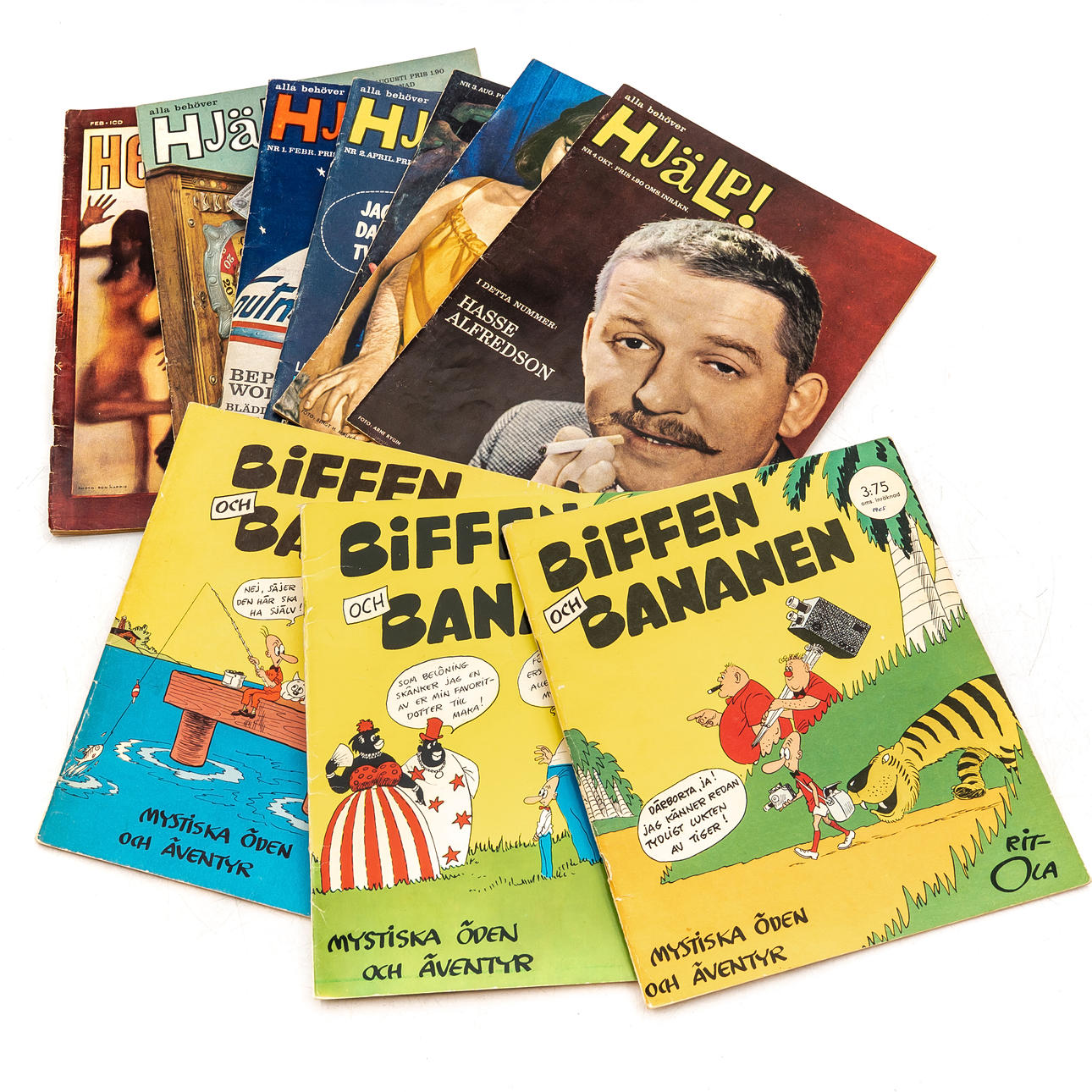 Comic Books, The Beef and the Banana/Help! , 10 parts, 1960s. Toys ...
