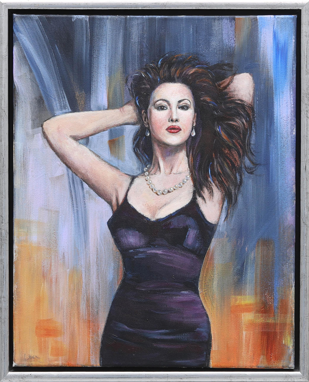 LINNEA CARLSSON. oil on canvas, portrait, signed Linnea. Art ...