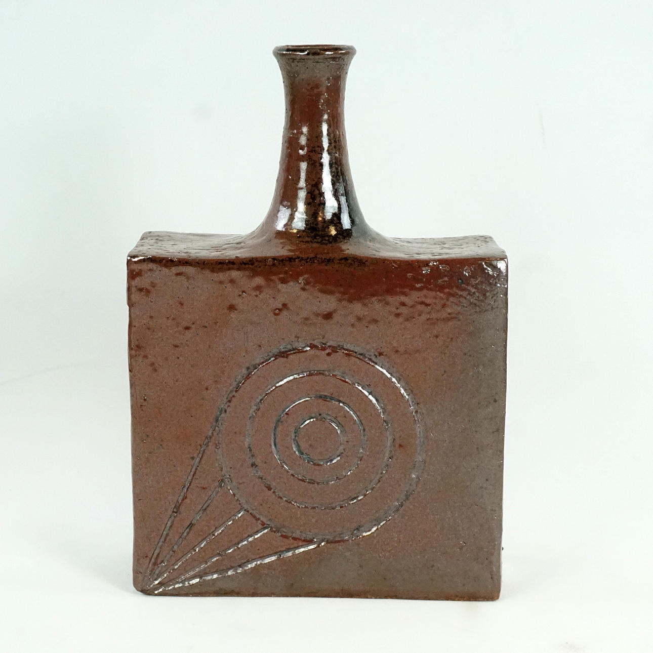 ANNE-SOPHIE RUNIUS (b. 1932), Bottle vase, glazed stoneware, signed A ...