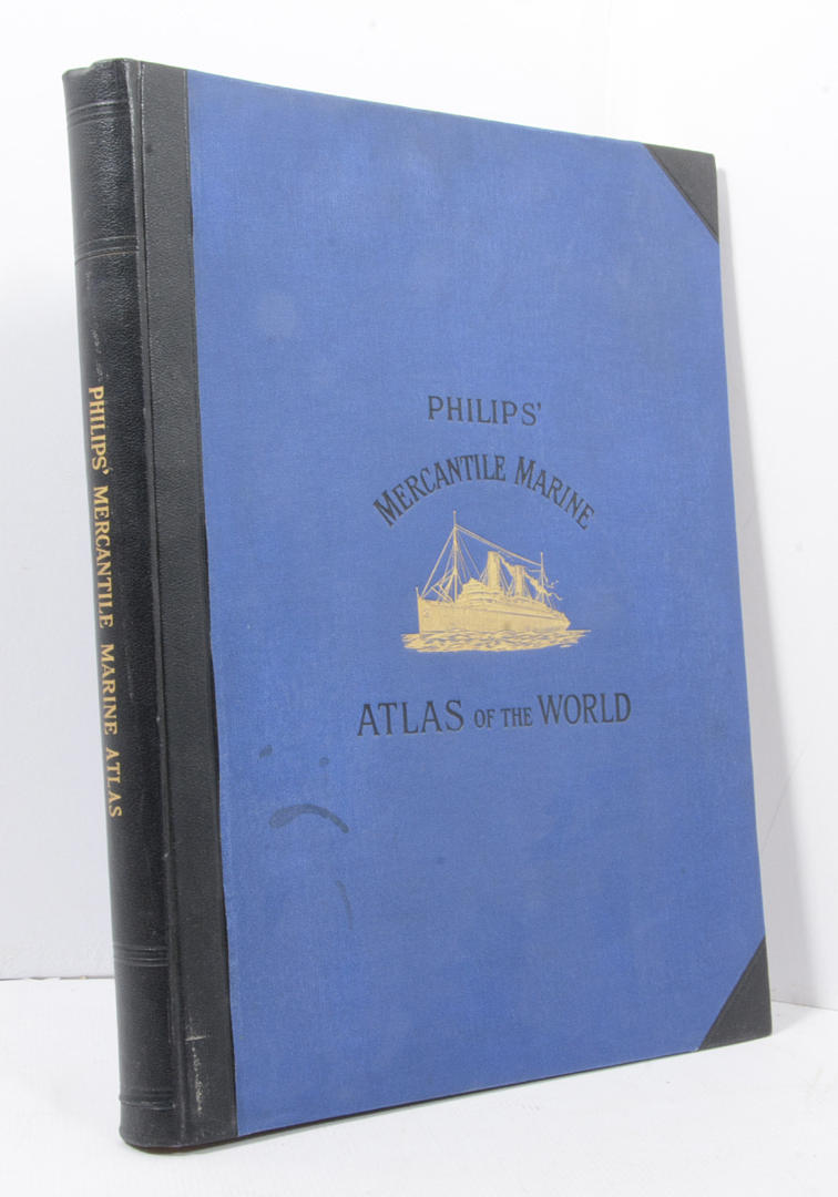 Philips Mercantile Marine Atlas. A Series of 35 Plates Containing Over ...