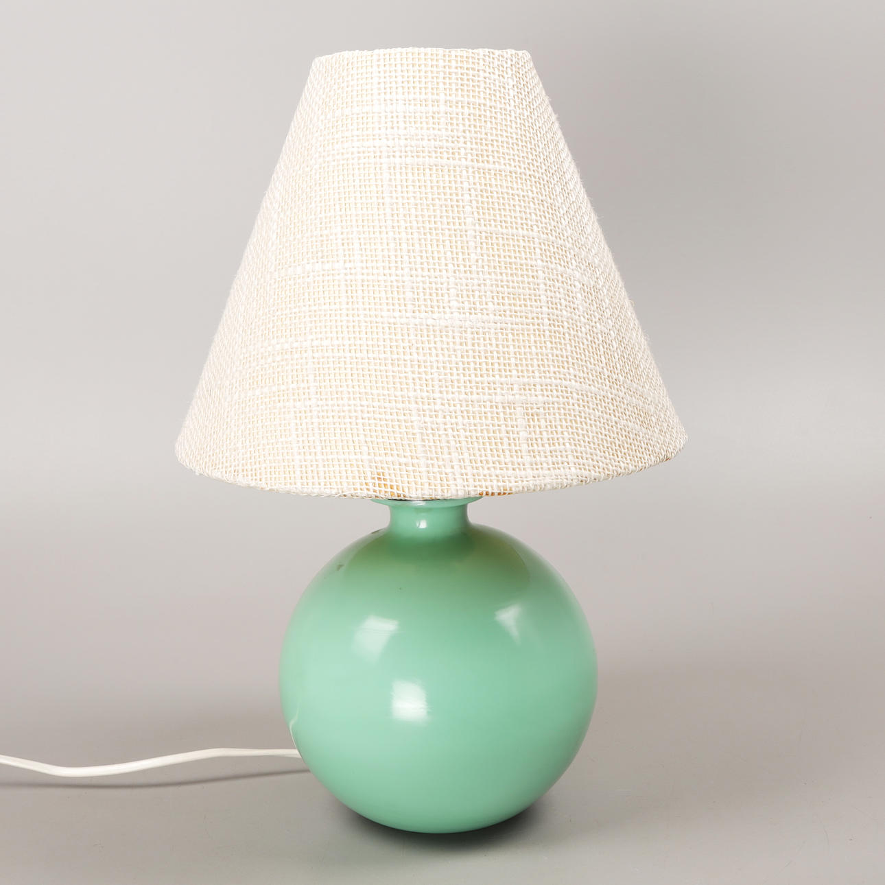 A glass globe lamp, art deco, 1930/40s. Lighting & Lamps - Table Lamps ...