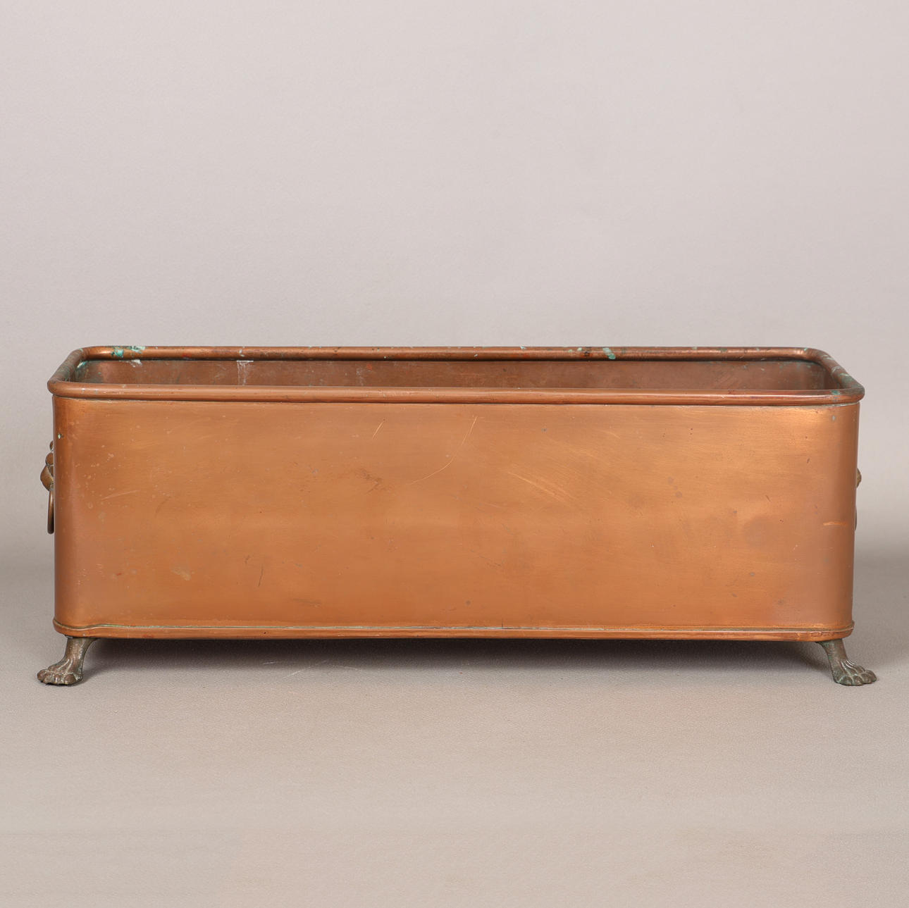 A LATE VICTORIAN COPPER PLANTER. Silver & Metals - Pewter, Brass ...