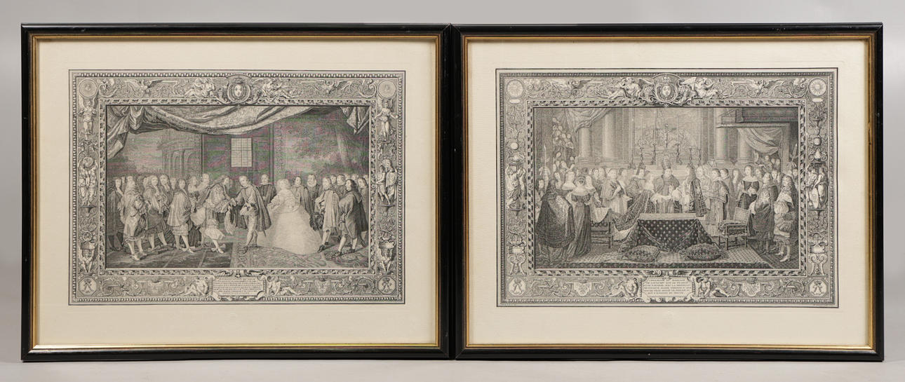 CHARLES LE BRUN (FRENCH, 1619-1690) "CEREMONIE DU MARIAGE DE LOUIS XIV ...