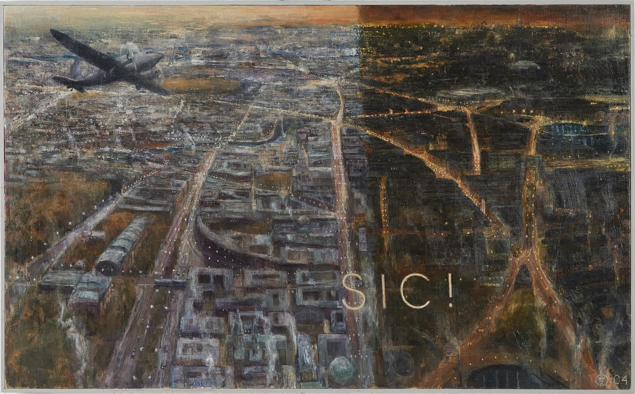 MATS ÅKERMAN. Stadsbild, olja på duk, signerad och daterad 2004. Konst ...