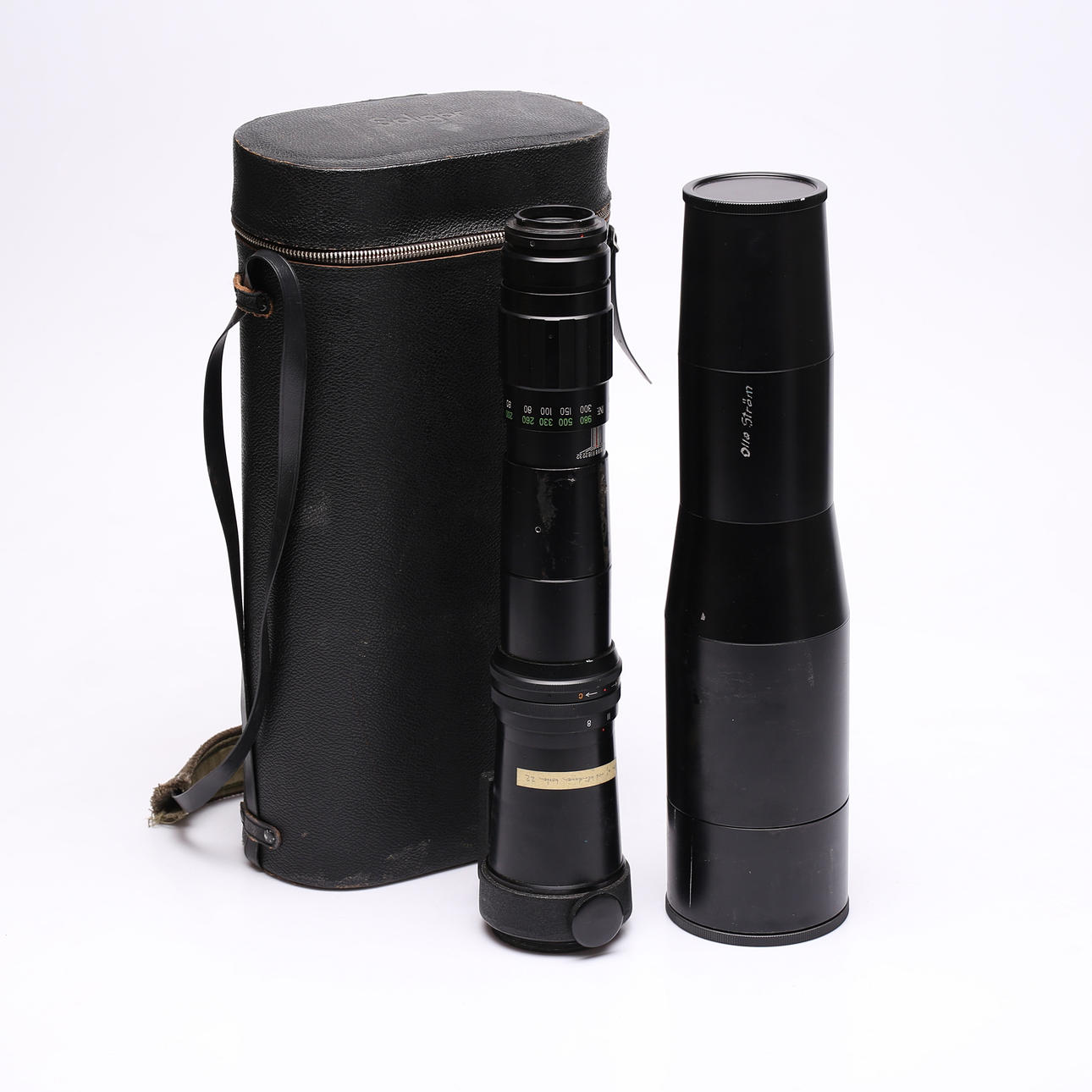 CAMERA LENS, SOLIGOR, f=800 mm, 1:8 and MEASURING STAND. Photo, Cameras ...