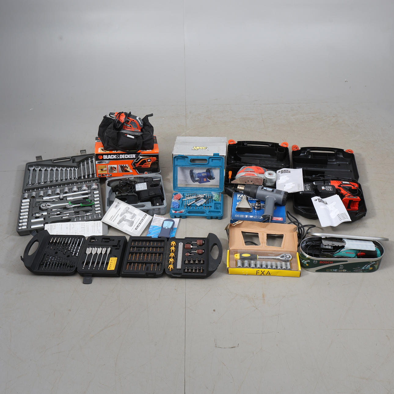 LOT OF POWER TOOLS, TOOLS and accessories. Miscellaneous - Modern Tools ...
