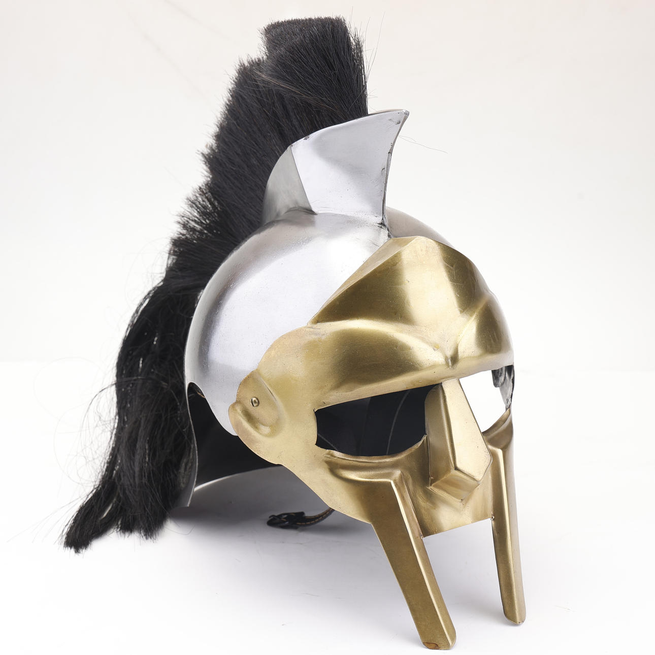 GLADIATOR HELMET. Gladiator style, Decimus Meridius, metal ...