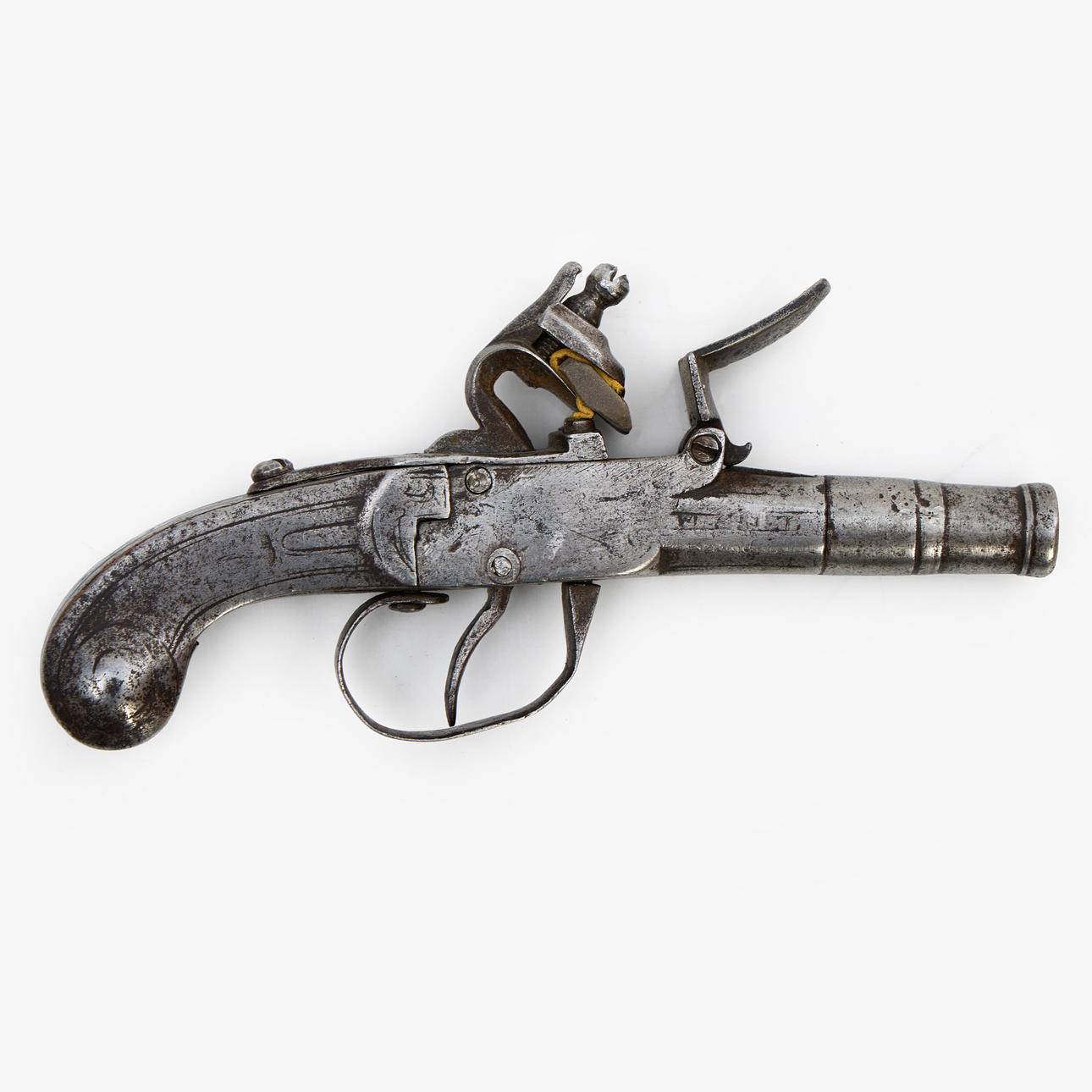 FLINTLÅSPISTOL, boxlock, London omkring 1800. Vapen & Militaria ...