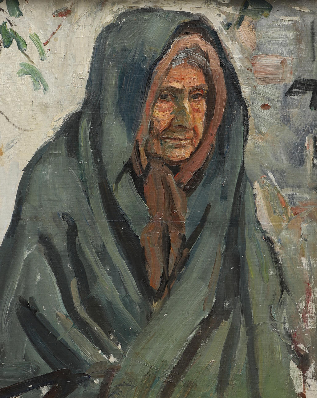 WILHELM SMITH. Olja på pannå, kvinnoporträtt, intyg a´tergo, plakettmärkt, 1900-tal. Konst ...