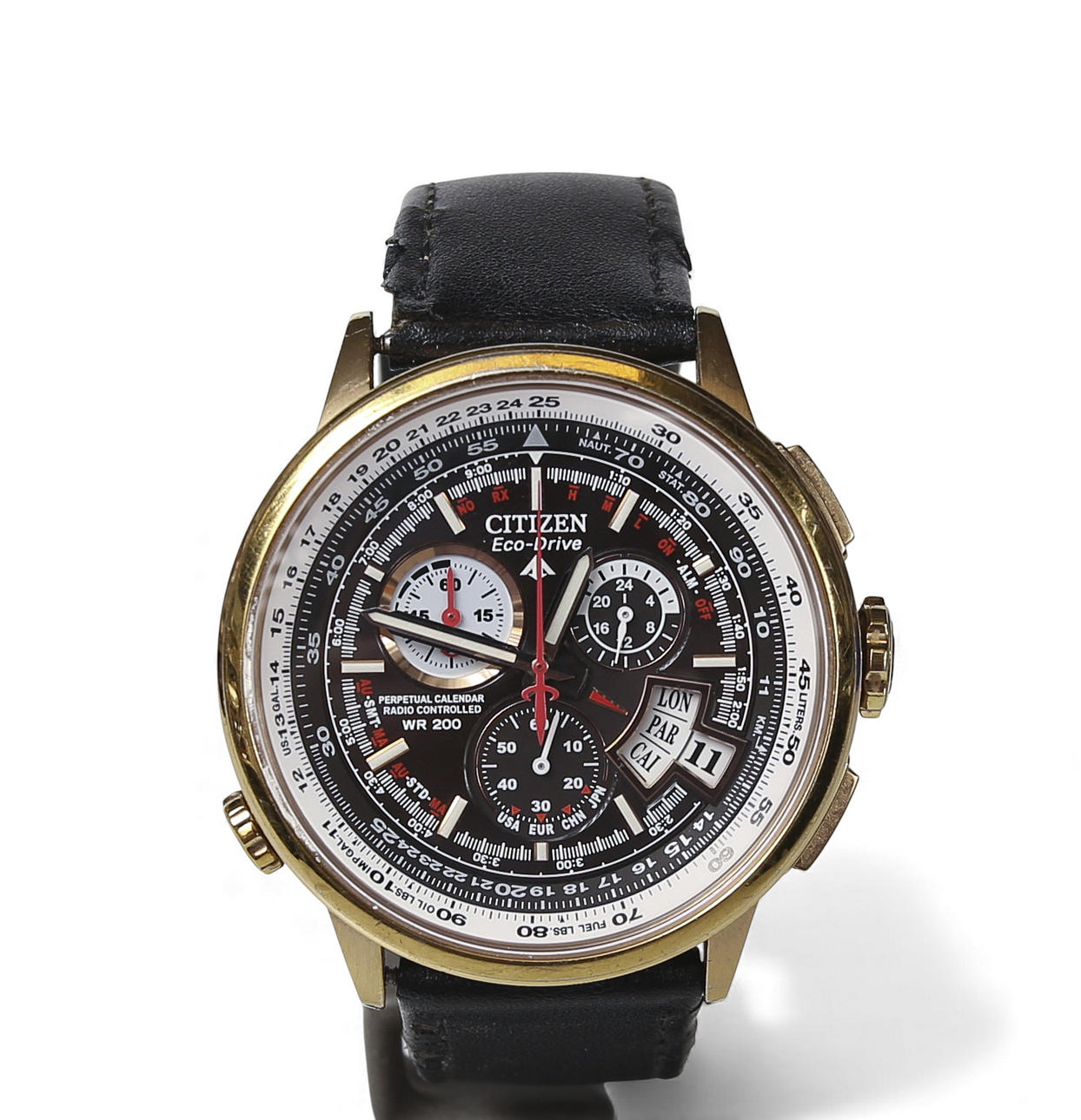 CITIZEN, wristwatch, eco drive, perpetual calender, radio controlled WR ...