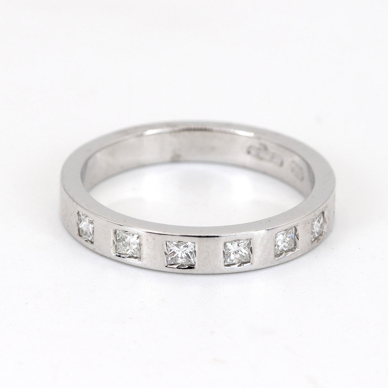 18CT VITGULD DIAMANT RING (0,45CT). Smycken & Ädelstenar - Ringar ...