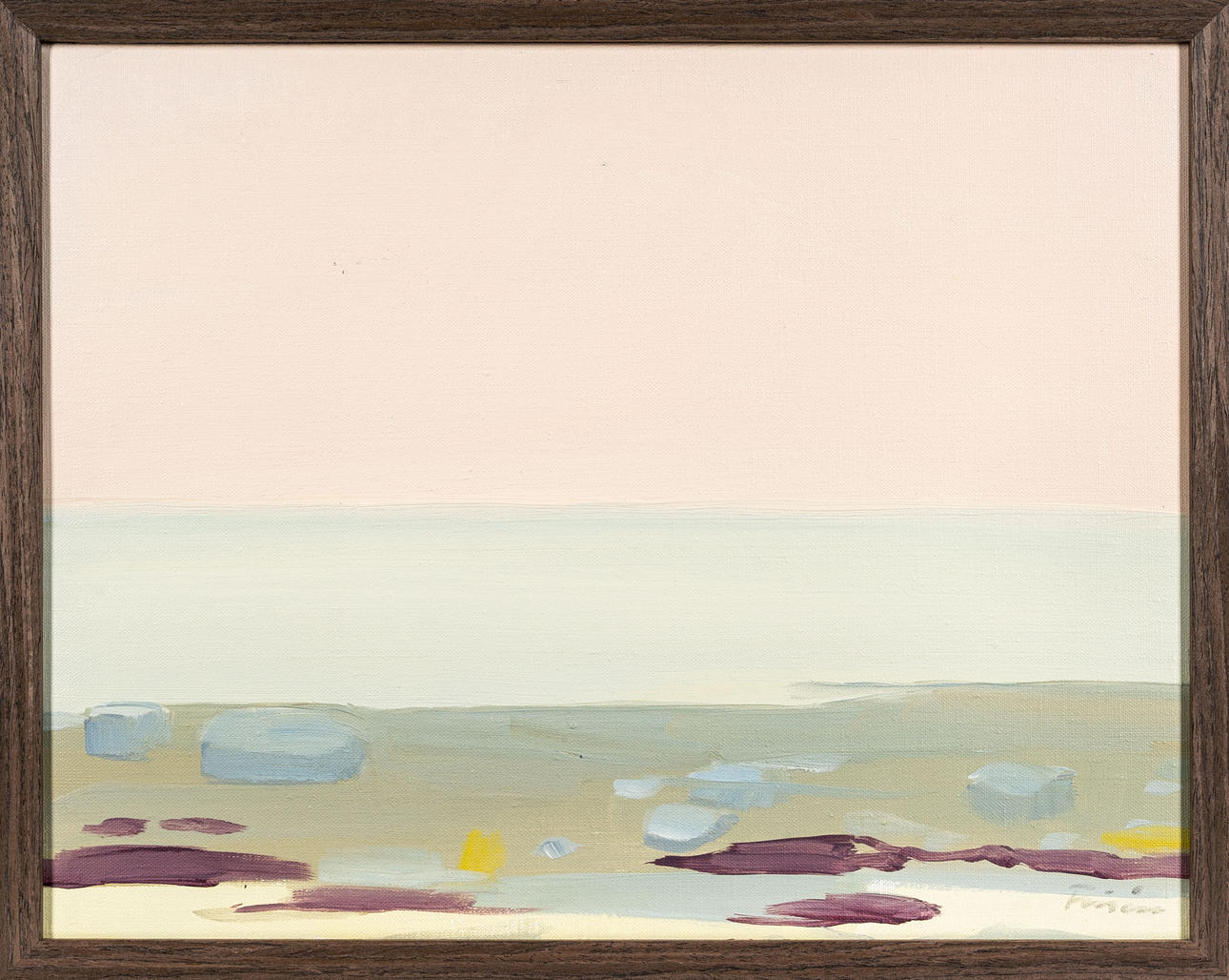 VERA FRISÉN. Olja på duk, Vy mot havet, Öland, 1900-tal. Konst - Måleri ...