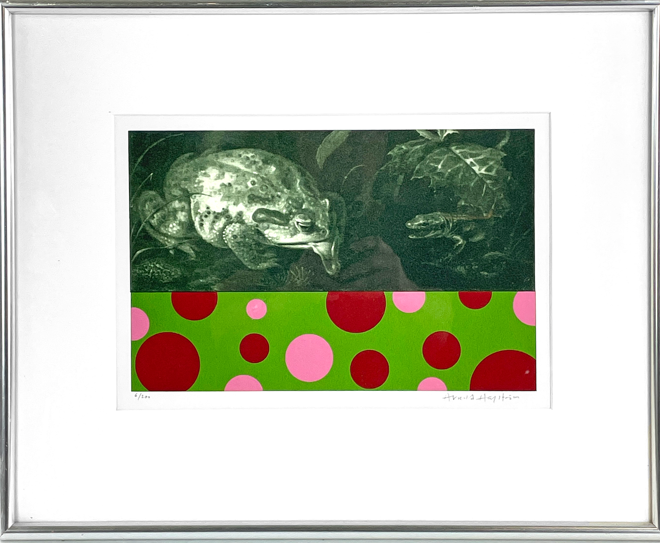 ARNOLD HAGSTROM. “The Frog”, colour silkscreen & photopolymer, numbered ...