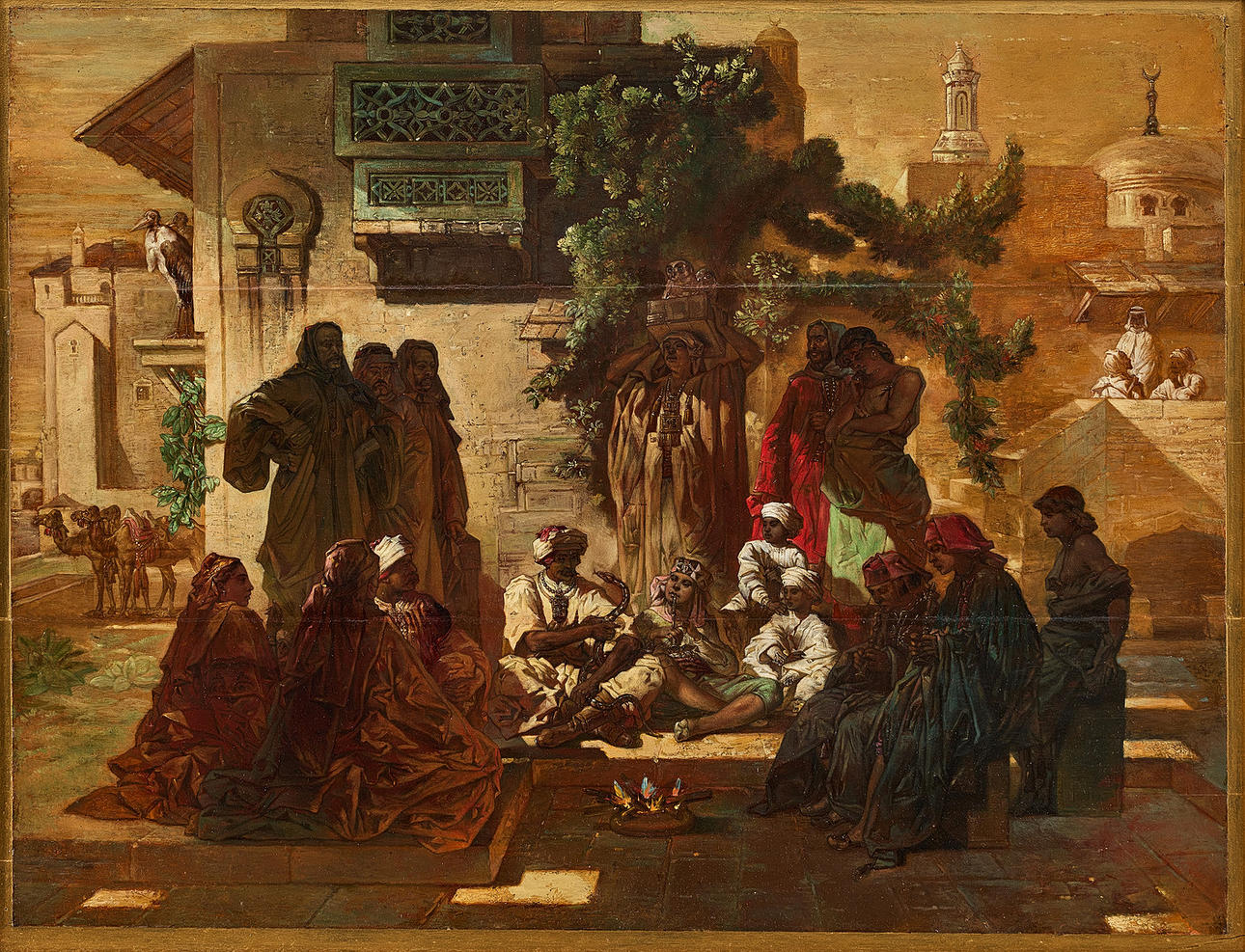 JACQUES JOSEPH LECURIEUX (FRANKRIKE 1801–1870). "Retuel du Serpent, Bou ...
