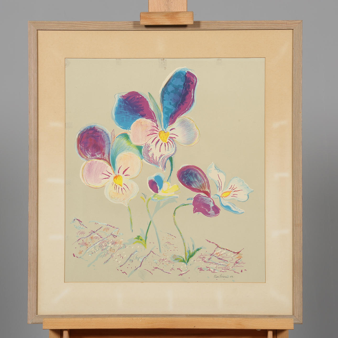 SVEN X:ET ERIXSON. MIXED MEDIA, signed, dated -49. Art - Paintings - Auctionet