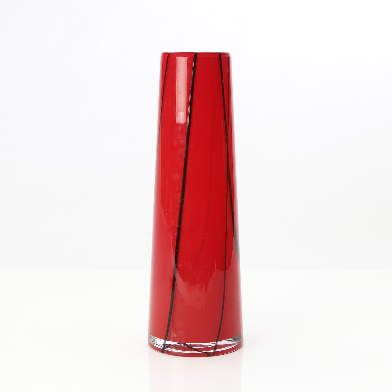 ANNA EHRNER. VASE. Art glass. Kosta Boda, signed underneath. Glass ...