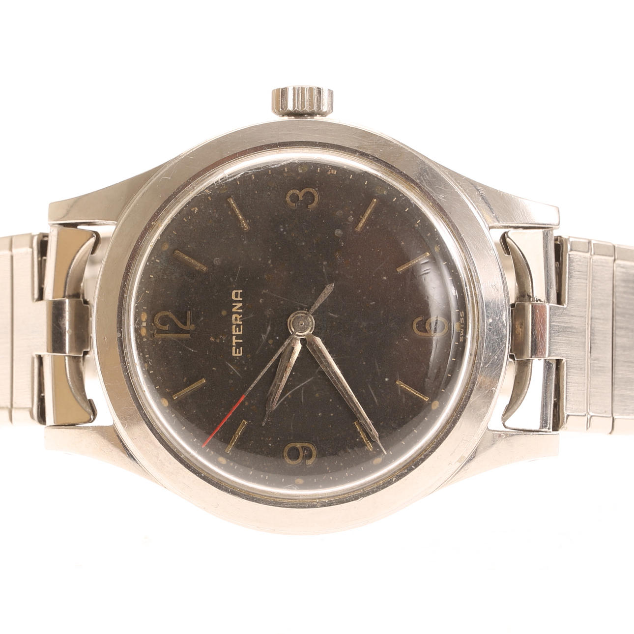 A 1950's Eterna men's wristwatch. Clocks & Watches - Wristwatches ...