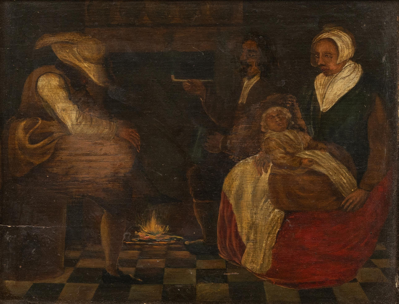 AELBERT CUYP (NEDERLÄNDERNA, 1620-1699). HANS EFTERFÖLJARE. Sittande ...