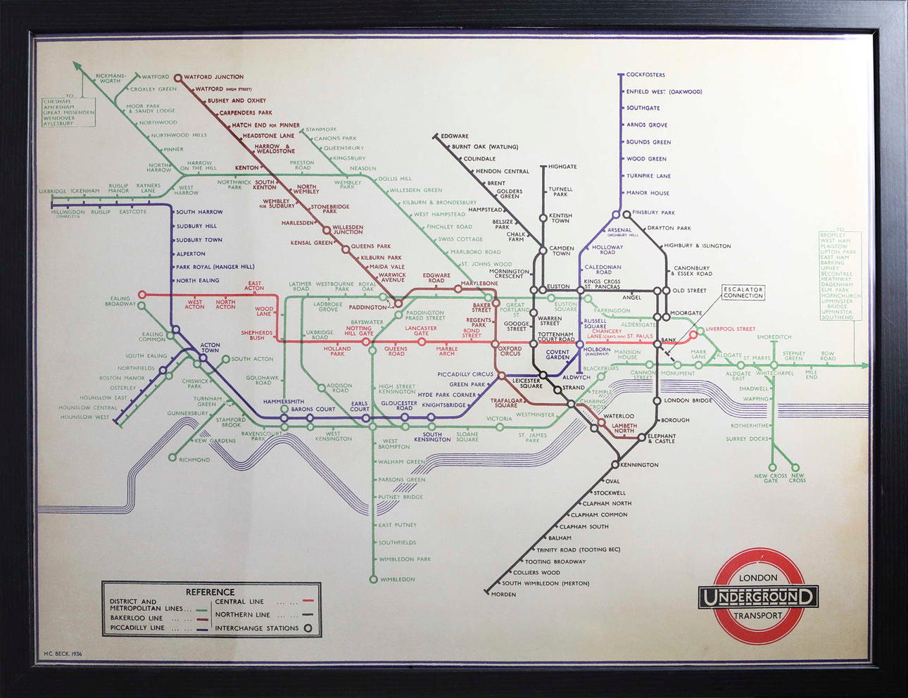 MAP OF THE LONDON UNDERGROUND. Books, Maps & Manuscripts - Autographs & Manuscripts - Auctionet