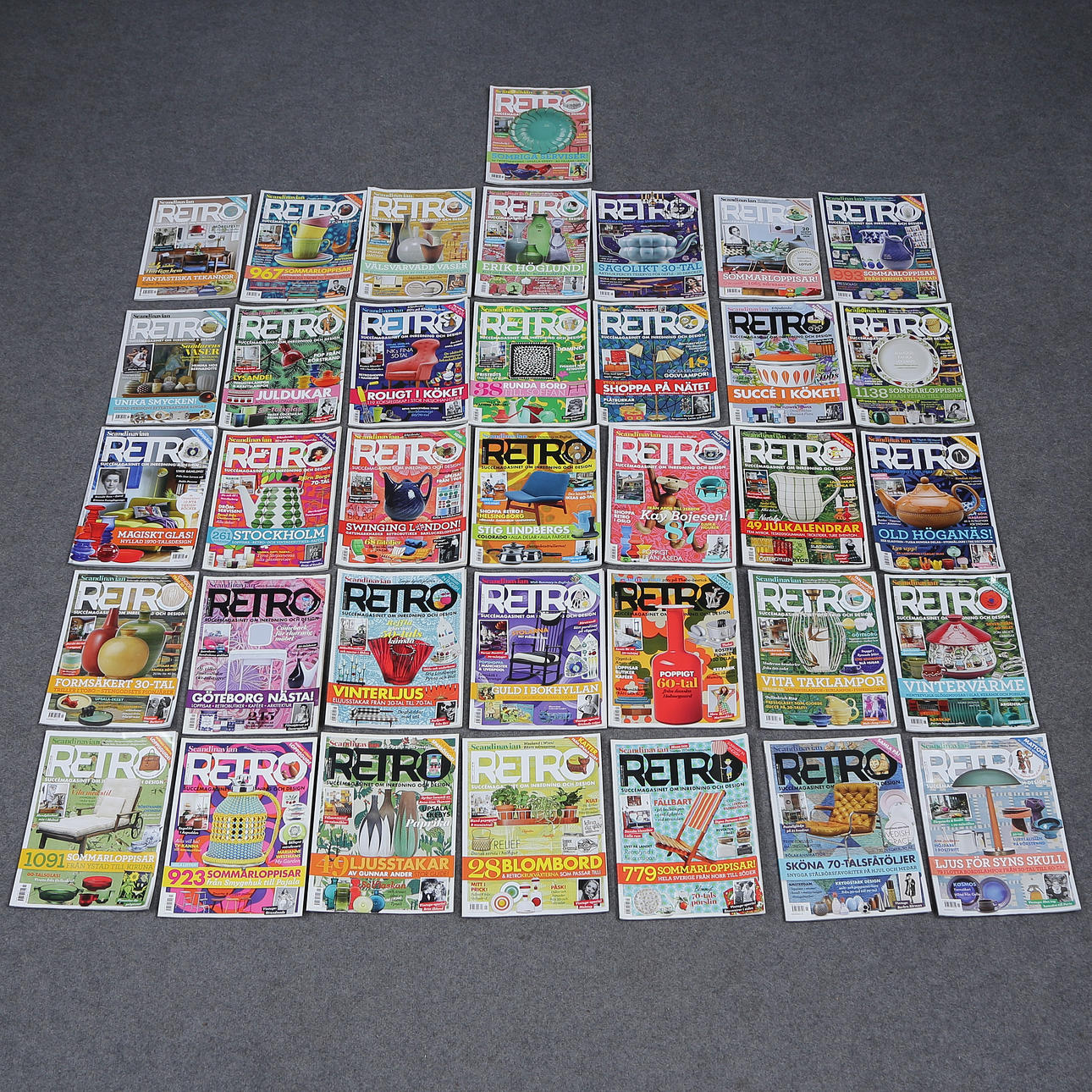 RETRO MAGAZINES, 36 PCS, “SCANDINAVIAN RETRO”. Books, Maps ...