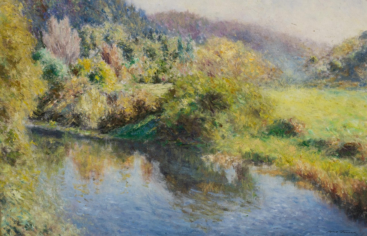 PETER JANDER (SOUTH AFRICAN, B.1954) - 'SILVERMINE RIVER, NATURE ...
