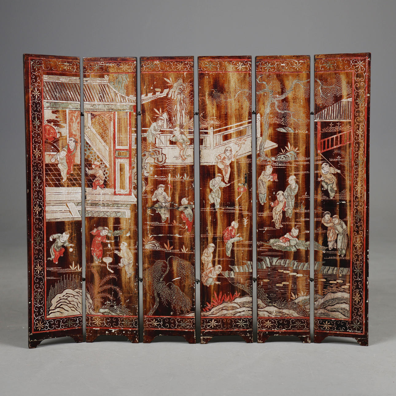 19TH CENTURY CHINESE TABLE SCREEN. Furniture - Tables - Auctionet