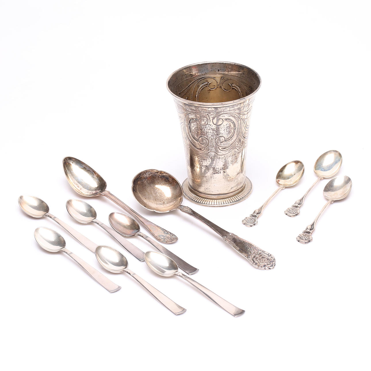 CIDER OBJECTS, including Tore Eldh, weight approx. 270 grams. Silver ...