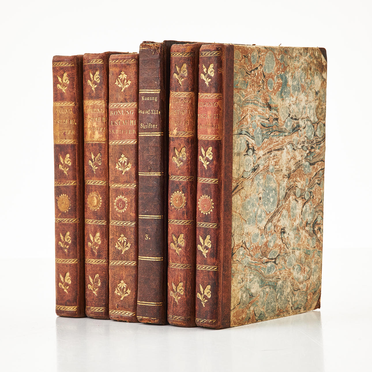 WRITINGS OF GUSTAV III, 1806-1810, 6 volumes (without plates). Books ...