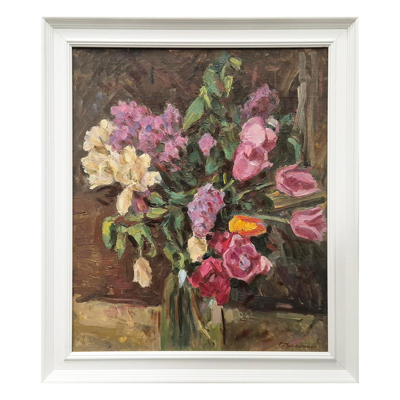 ALEXANDRE MAXIMENKO (UKRAINIAN, 1916-2011). STILL LIFE WITH FLOWERS ...