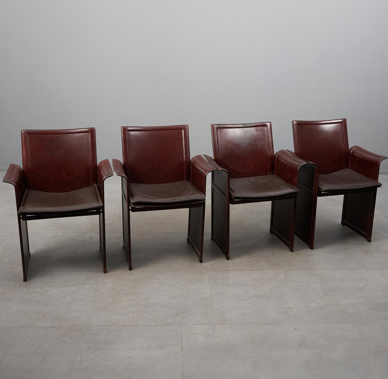 TITO AGNOLI. til Matteo Grassi, 4 stk lænestole/lænestole, model ...