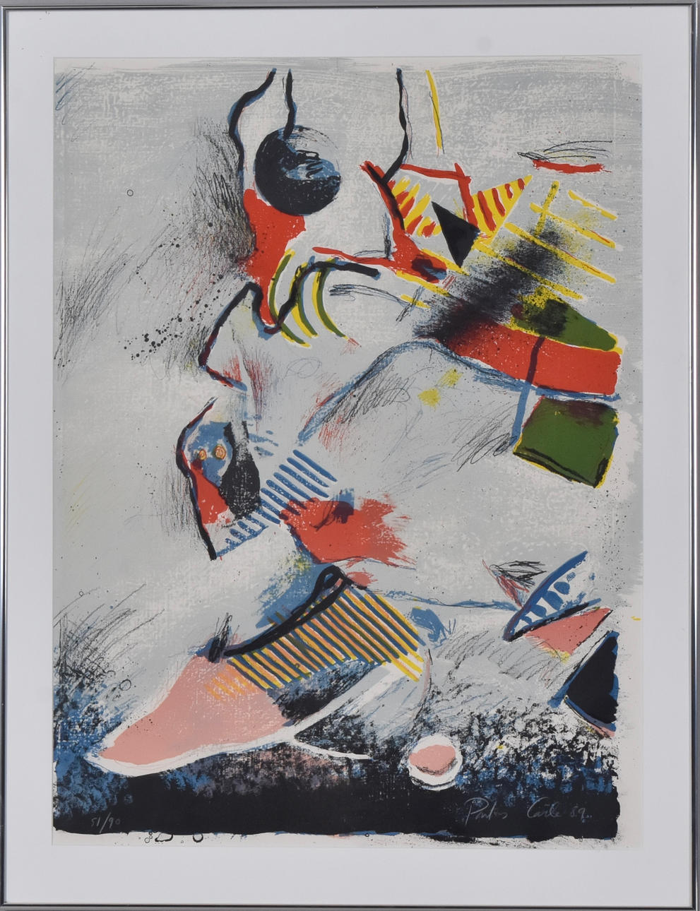 PONTUS CARLE. Color lithography. Art - Engravings & Prints - Auctionet