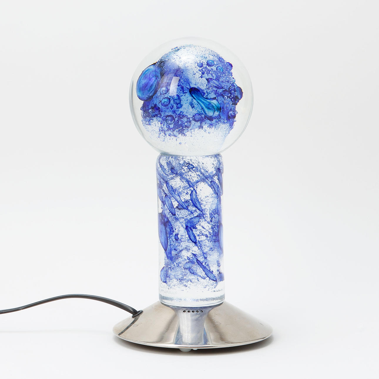 TABLE LAMP, glass, Barbini, Murano, labeled. Lighting & Lamps - Table ...