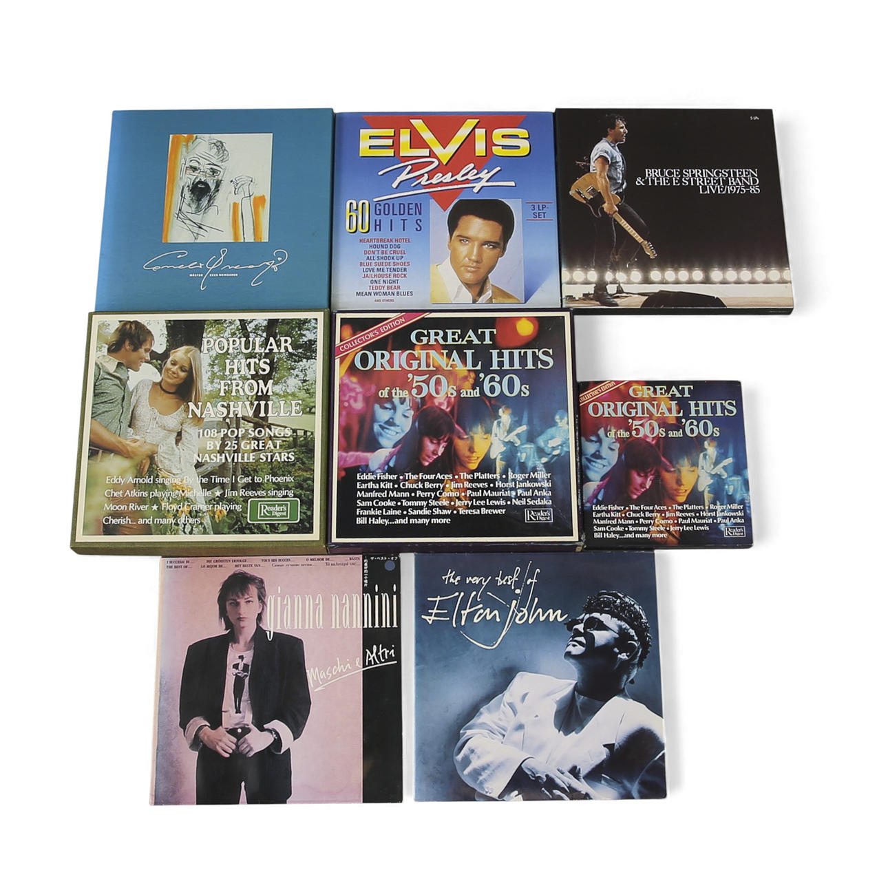 VARIOUS ALBUMS, Elvis, Bruce Springsteen, Conelis Vreeswijk, Hits of ...